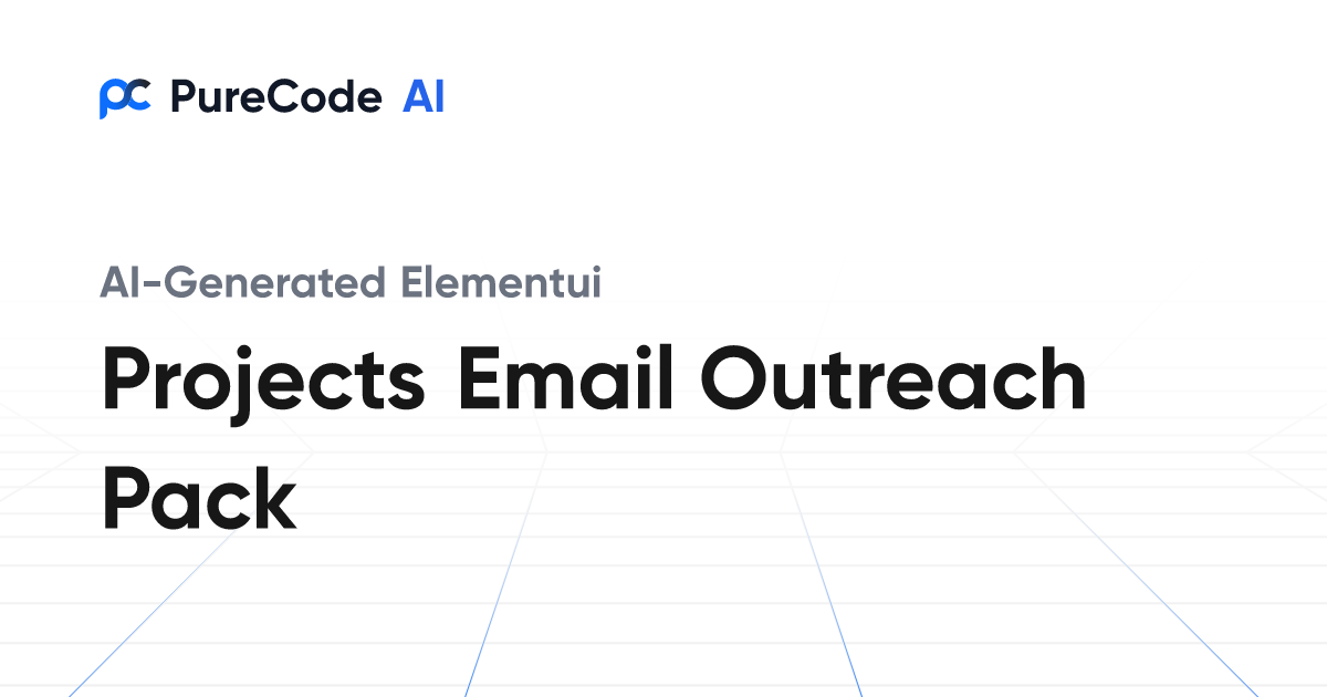 Build Great Elementui Projects email outreach pack Components Faster ...