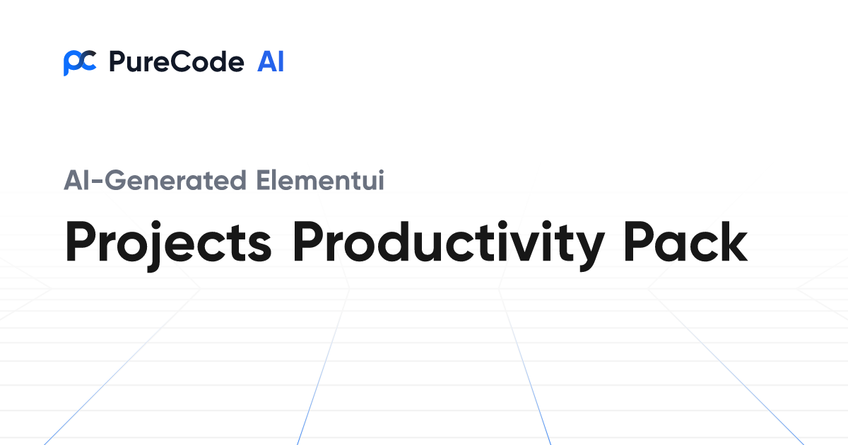 Build Great Elementui Projects Productivity Pack Components Faster Using Ai Tools