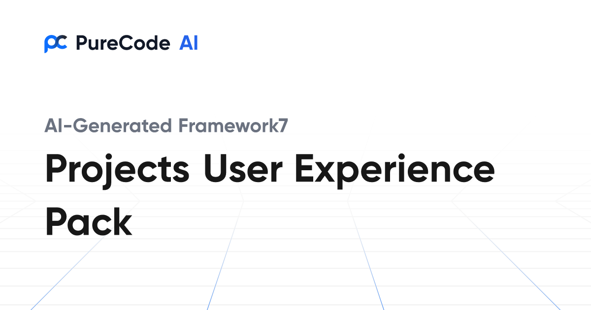Build Great Framework7 Projects user experience pack Components Faster Using AI Tools