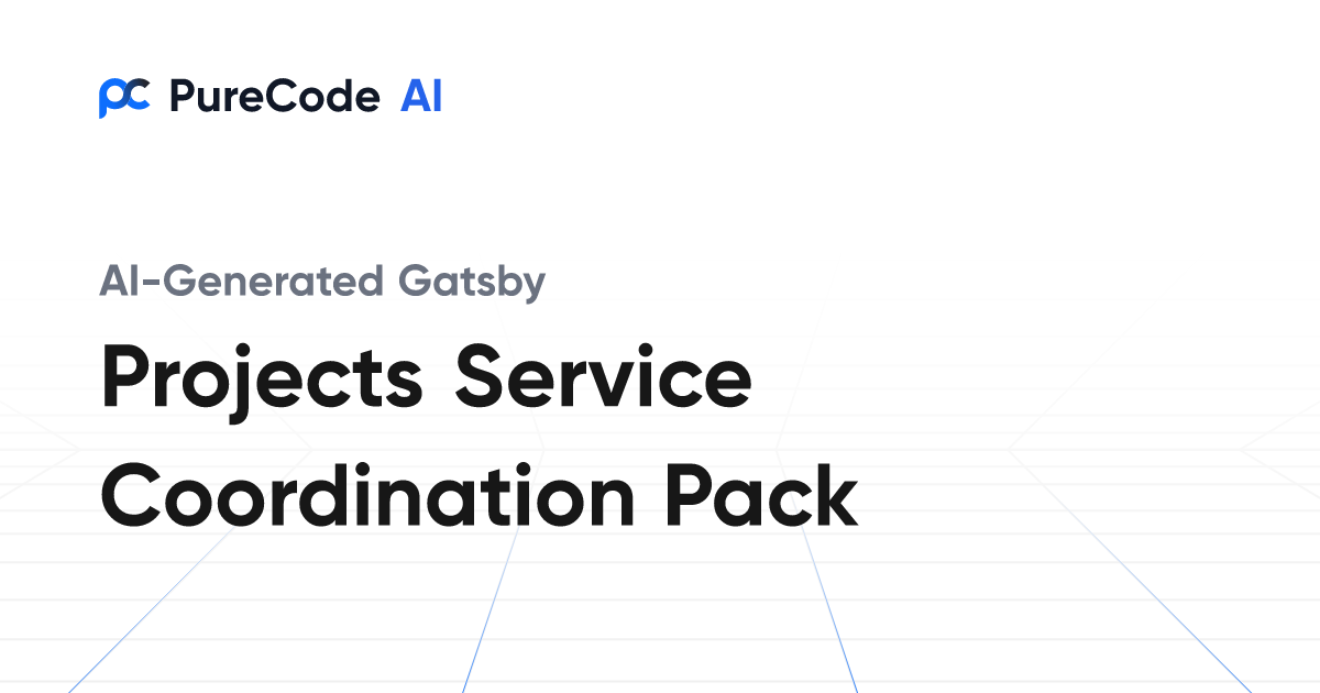 Build Great Gatsby Projects service coordination pack Components Faster Using AI Tools