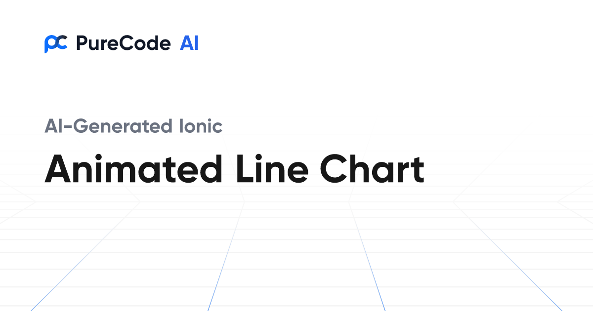 Implement Ionic Animated Line Chart Fast Using AI