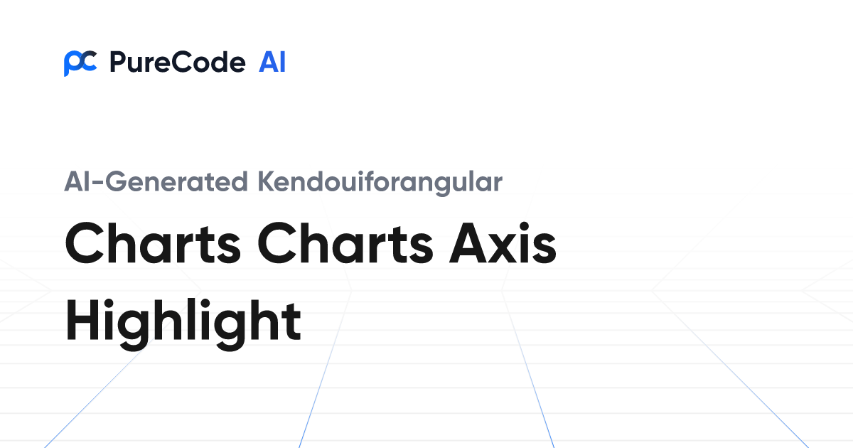 Build Great Kendouiforangular Charts charts axis highlight Components Faster Using AI Tools