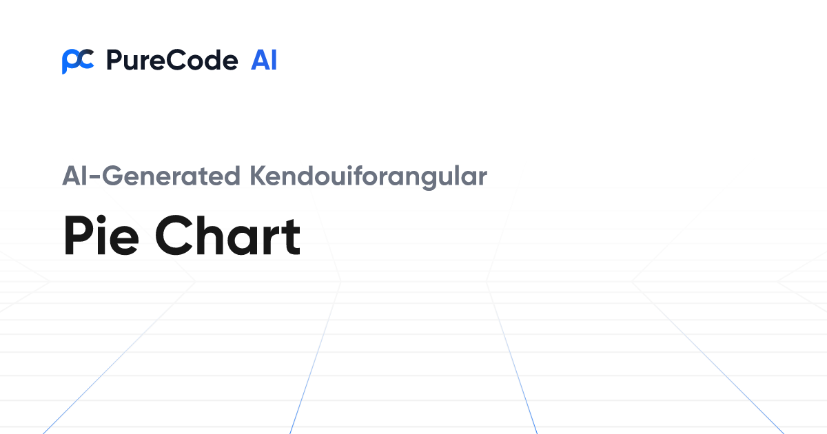 Build Great Kendouiforangular Pie chart Components Faster Using AI Tools