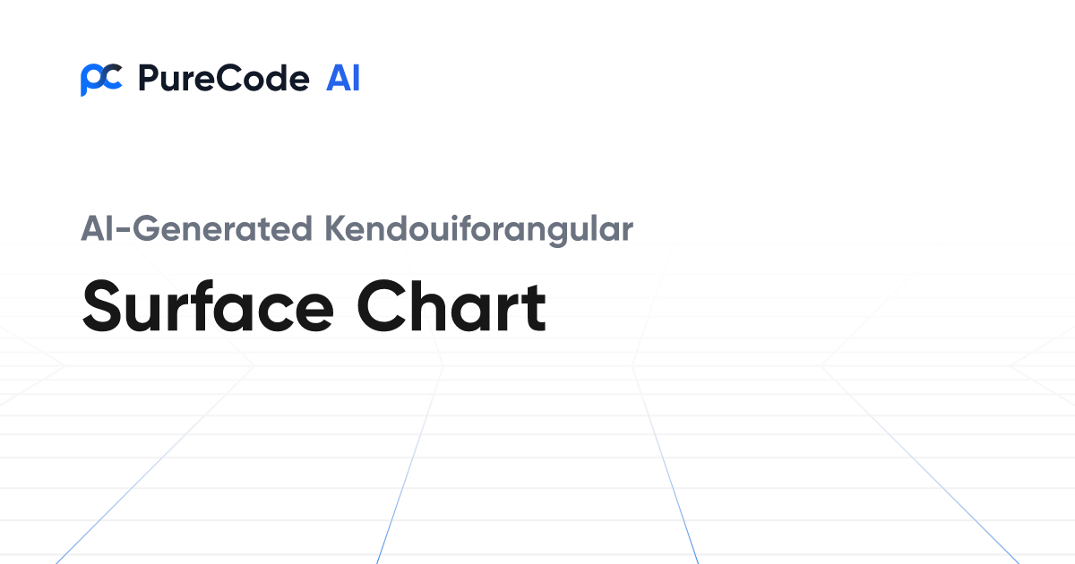 Build Great Kendouiforangular Surface Chart Components Faster Using Ai