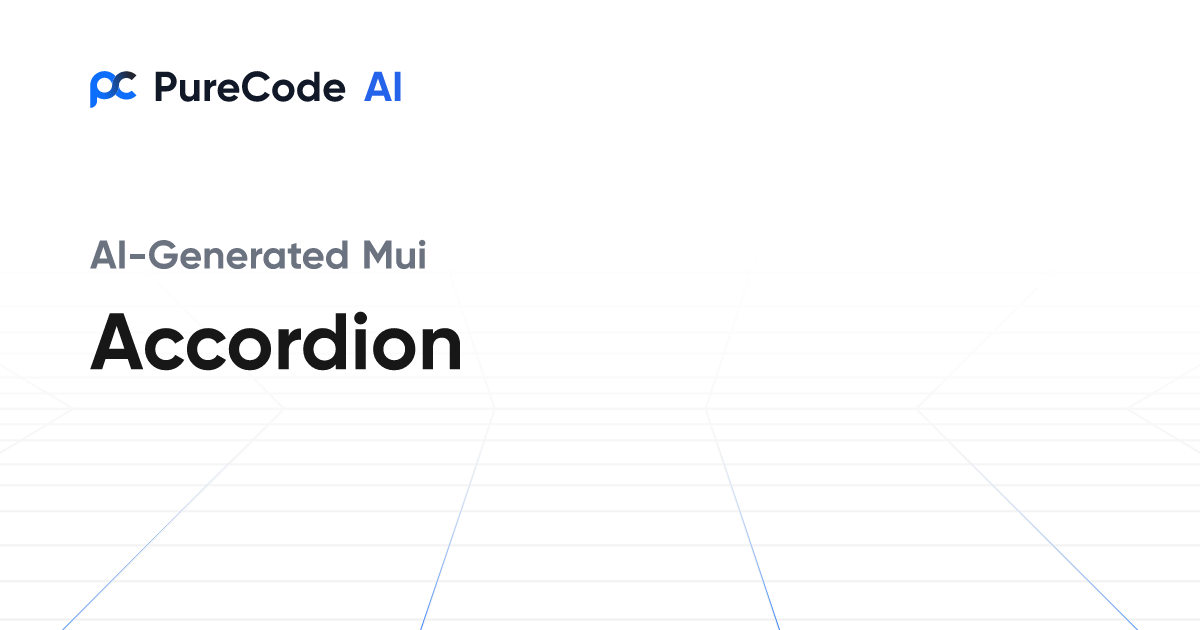 Build a Custom Interactive MUI Accordion Faster With AI