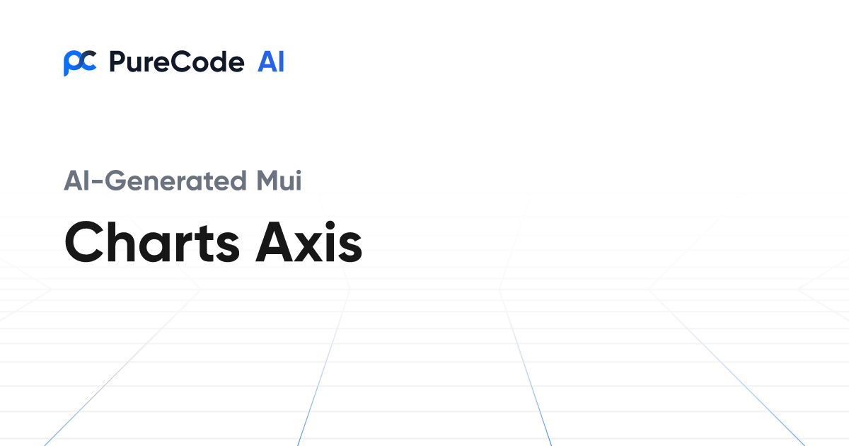 Build Great MUI Charts axis Components Faster Using AI Tools