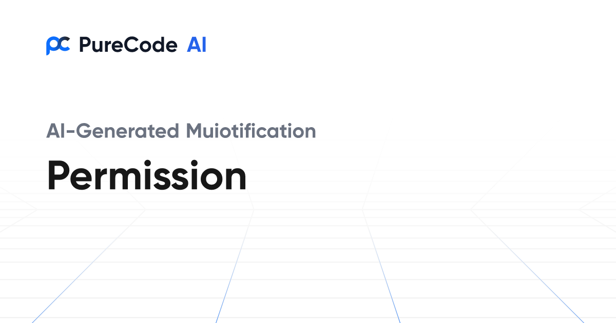 Build Great Muiotification Permission Components Faster Using Ai Tools