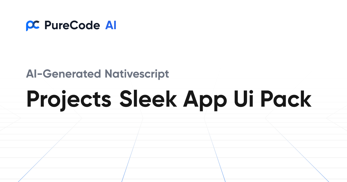 Build Great Nativescript Projects Sleek App Ui Pack Components Faster