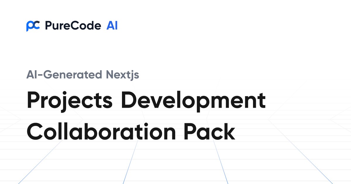 Build Great Nextjs Projects Development Collaboration Pack Components