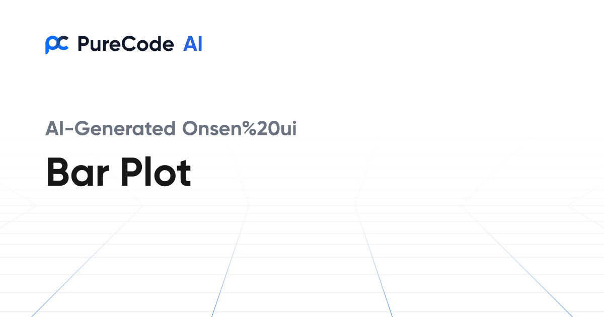 Build Great Onsen Ui Bar Plot Components Faster Using Ai Tools