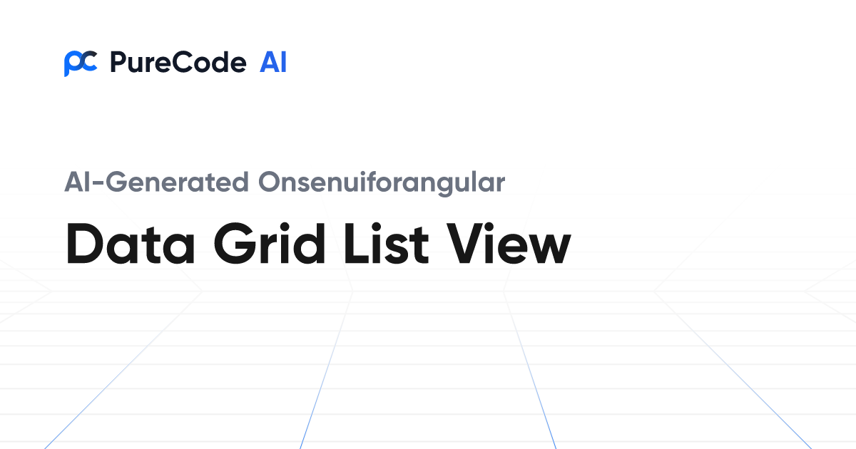 Build Great Onsenuiforangular Data Grid List View Components Faster