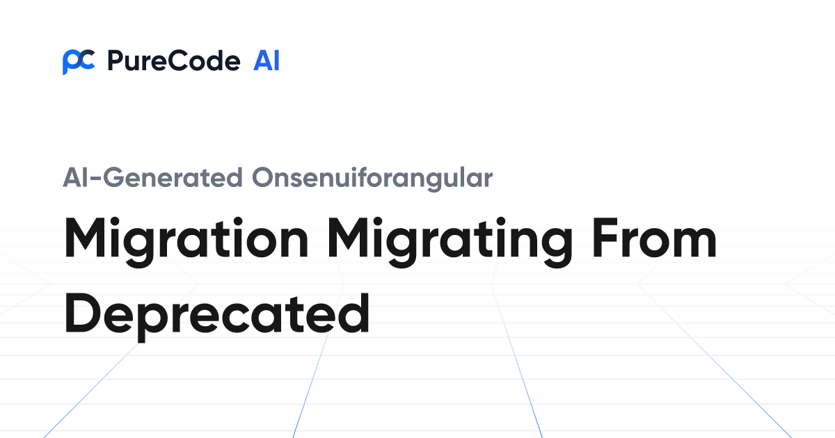 Onsenui For Angular Migration Migrating From Deprecated