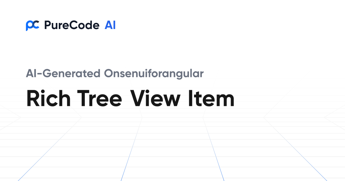 Use Ai To Build Onsenui For Angular Rich Tree View Item