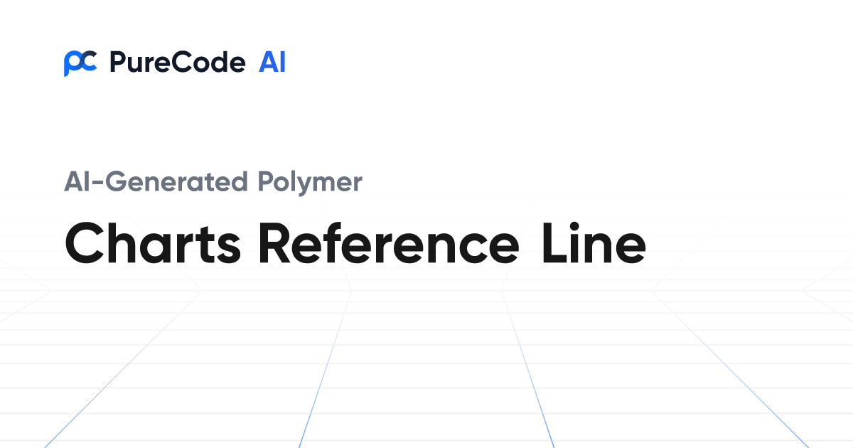 Develop Polymer Charts Reference Line with AI Help