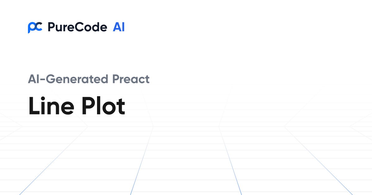 Build Great Preact Line Plot Components Faster Using Ai Tools