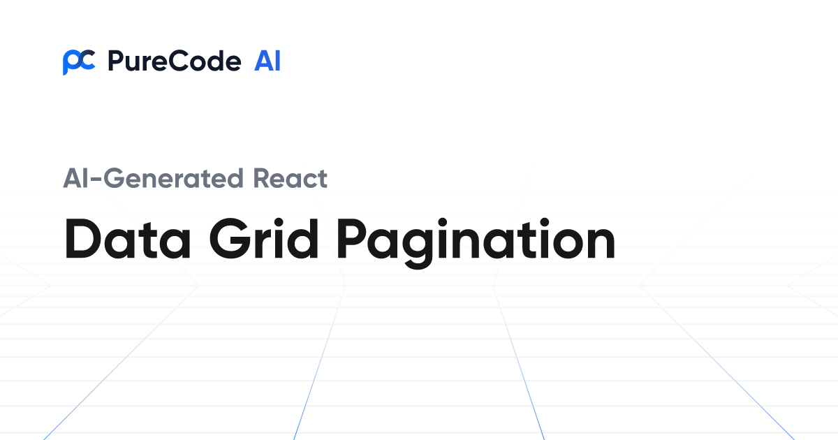 Effortlessly Create React Data Grid Pagination Purecode Ai 2369