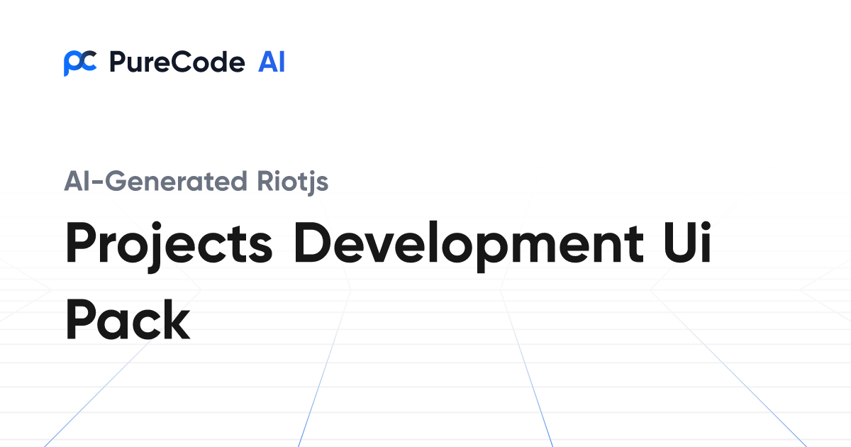 Build Great Riotjs Projects Development Ui Pack Components Faster Using Ai Tools