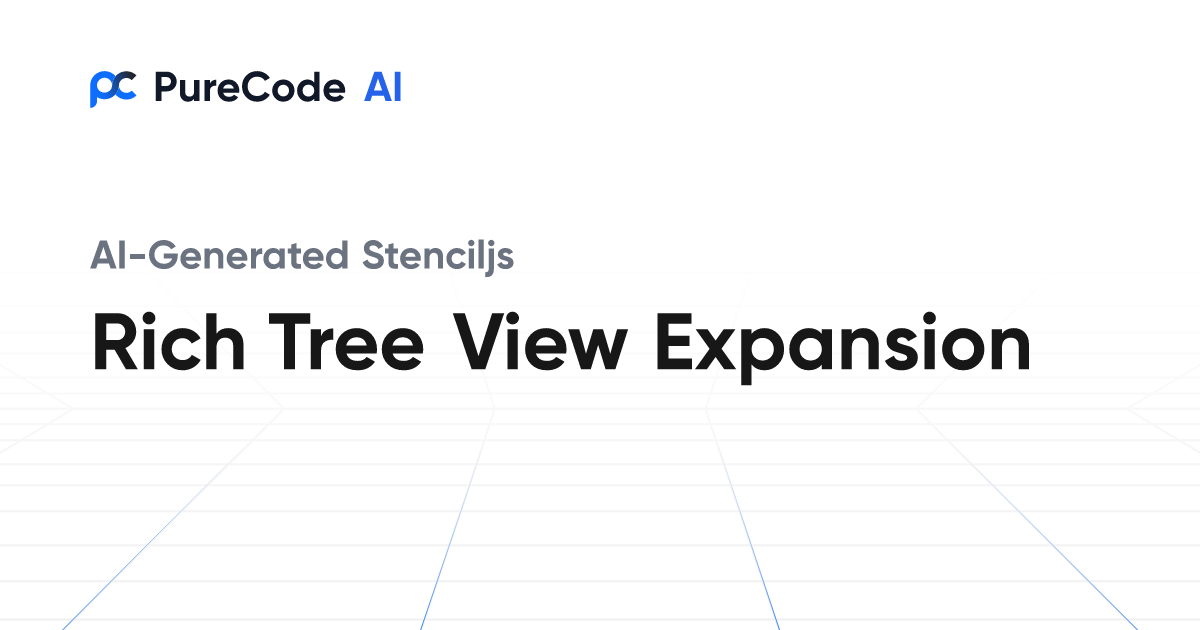 Build And Deploy Stenciljs Rich Tree View Expansion Quickly