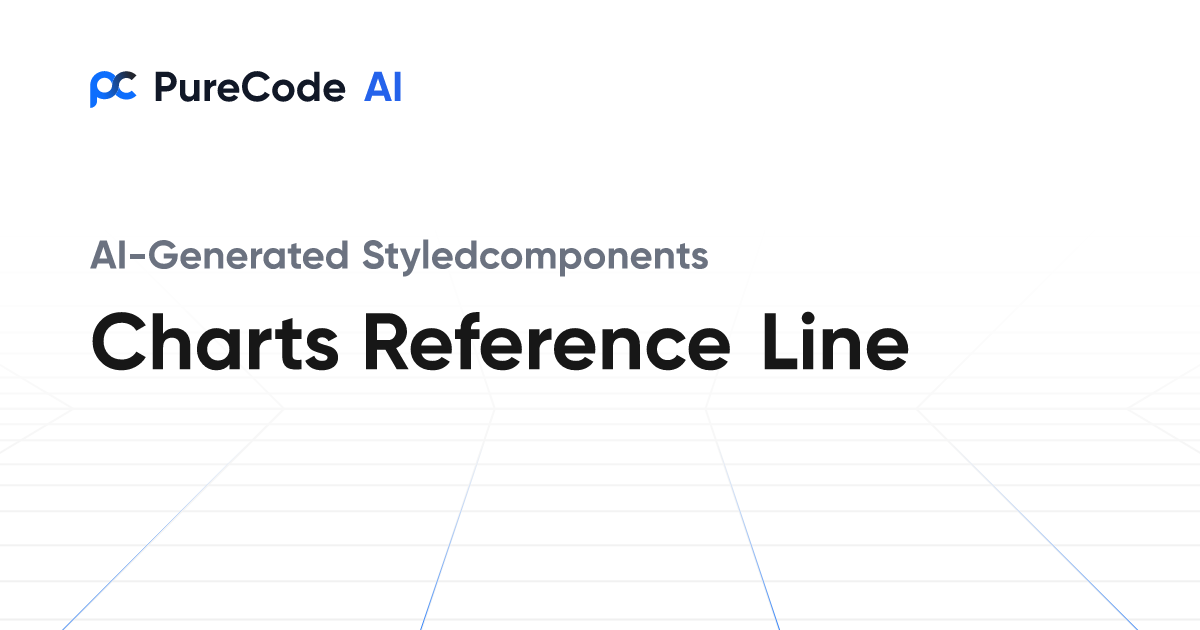 Build Styledcomponents Charts Reference Line with AI