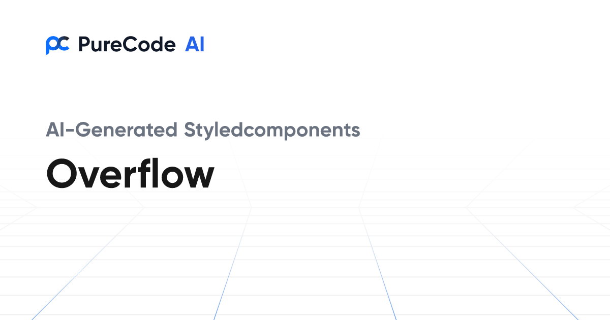 Deploy Styledcomponents Overflow Fast With Ai