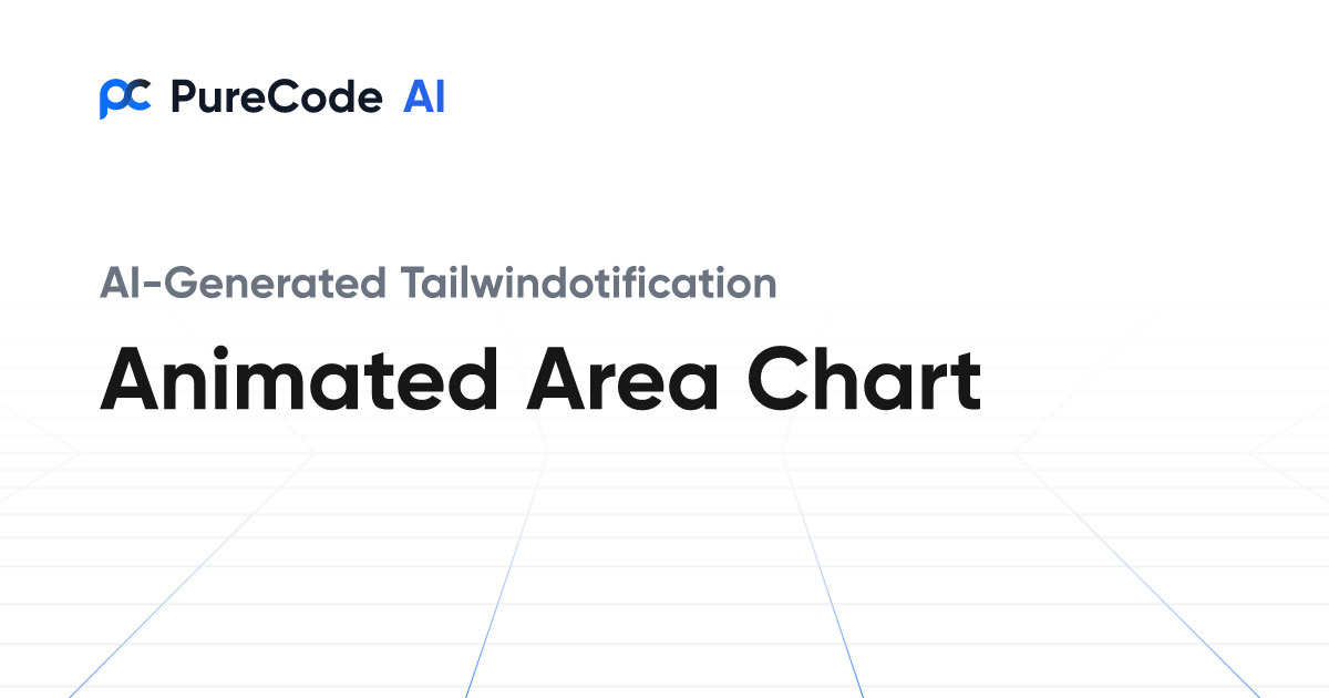 Build Great Tailwindotification Animated Area Chart Components Faster Using Ai Tools 