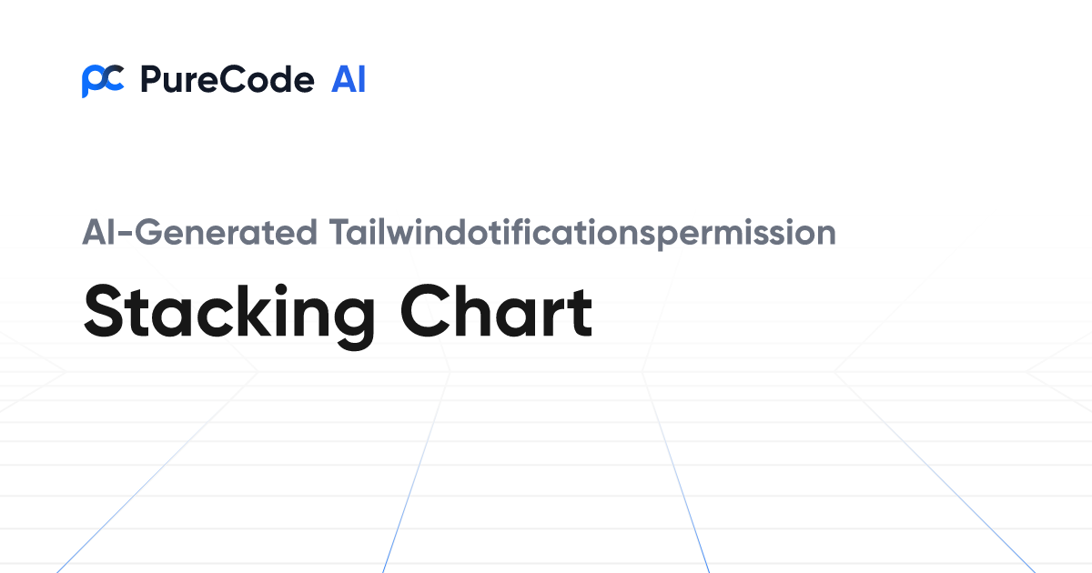 Build Great Tailwindotificationspermission Stacking Chart Components Faster Using Ai Tools