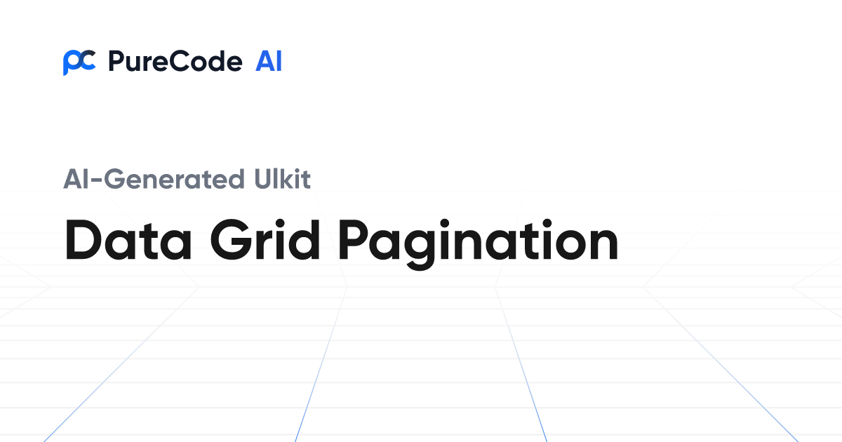Build Smarter Ulkit Data Grid Pagination With Ai