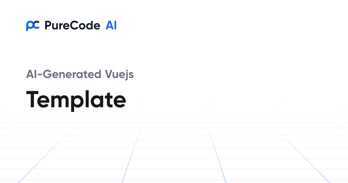 Build Great Vuejs Template Components Faster Using AI Tools Build Great Vuejs Template Components Faster Using AI Tools