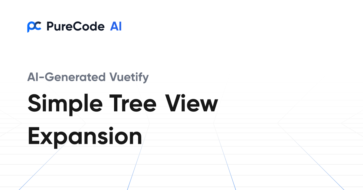 Deploy Vuetify Simple Tree View Expansion Fast With Ai