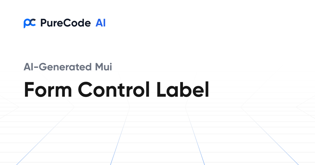 10+ Free MUI Form Control Label examples 10+ Free MUI Form Control Label examples