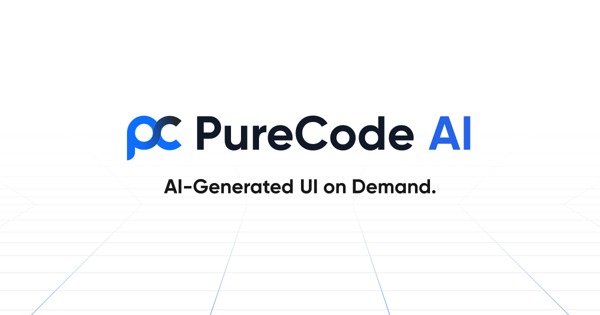 PureCode AI - Generate UI Using AI